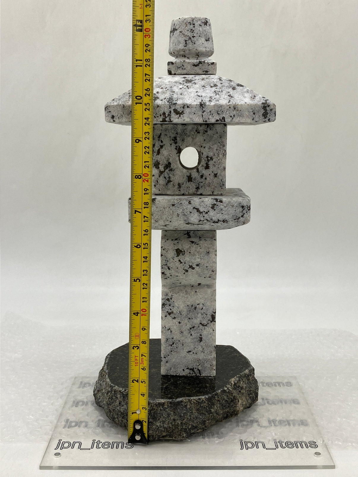 Small Granite Oribe Stone Lantern Tourou Japan Japanese Garden Ornamen ...