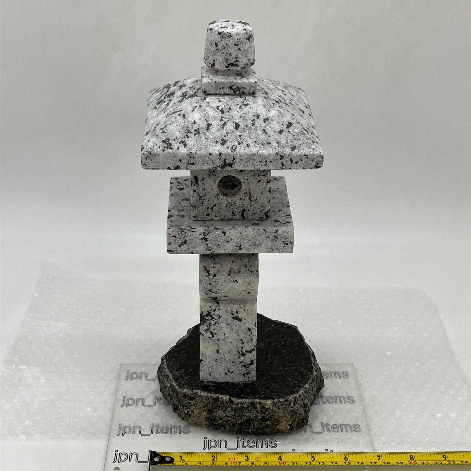 Small Granite Oribe Stone Lantern Tourou Japan Japanese Garden Ornamen ...