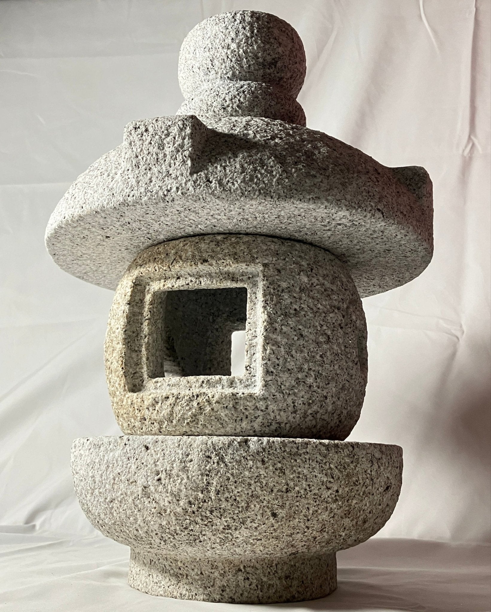 Stone Lantern Misaki Tourou Medium Granite Japanese Garden ...