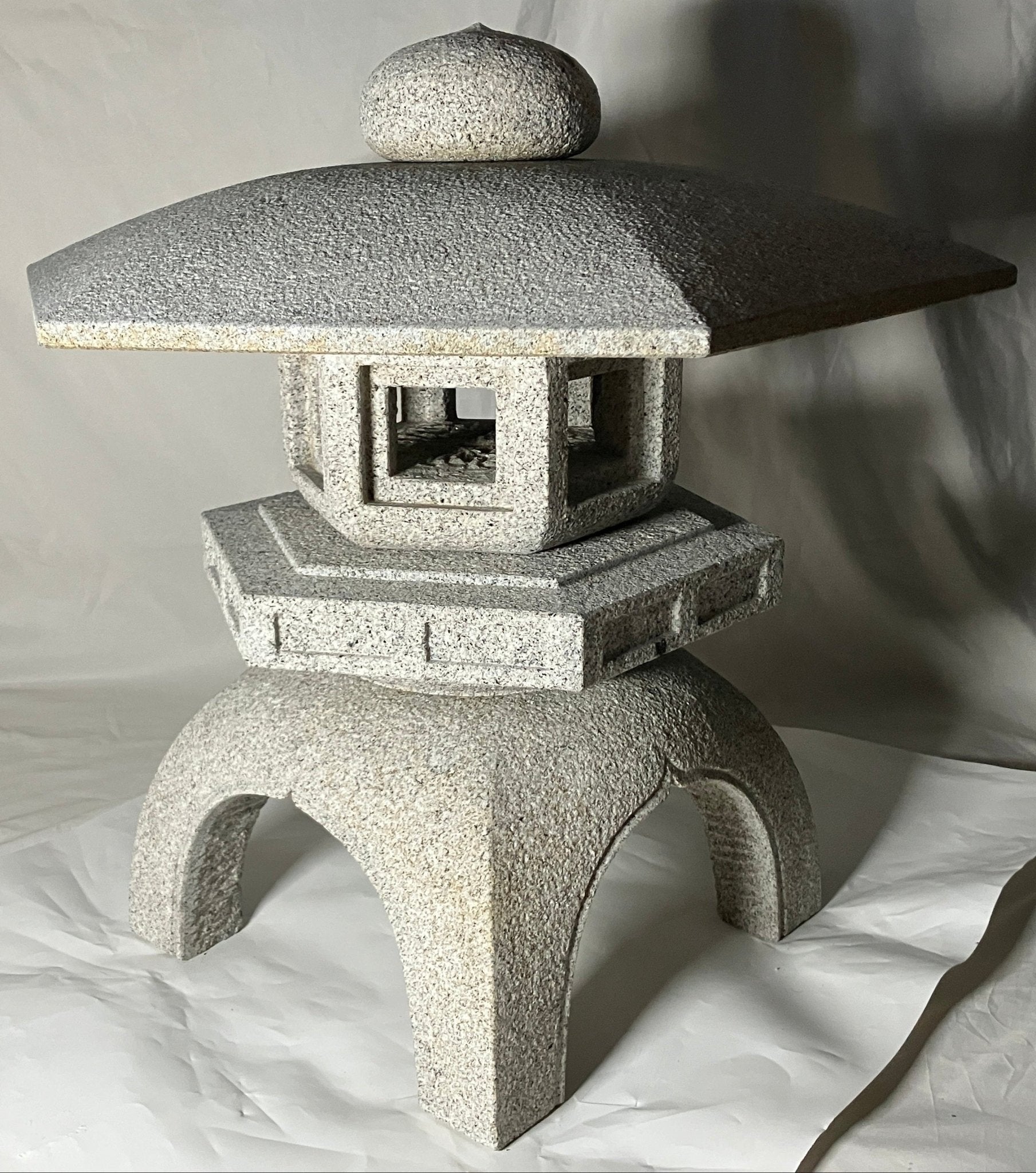 Zen Large Stone Lantern Yukimi Tourou Granite Japanese Garden Ornament ...
